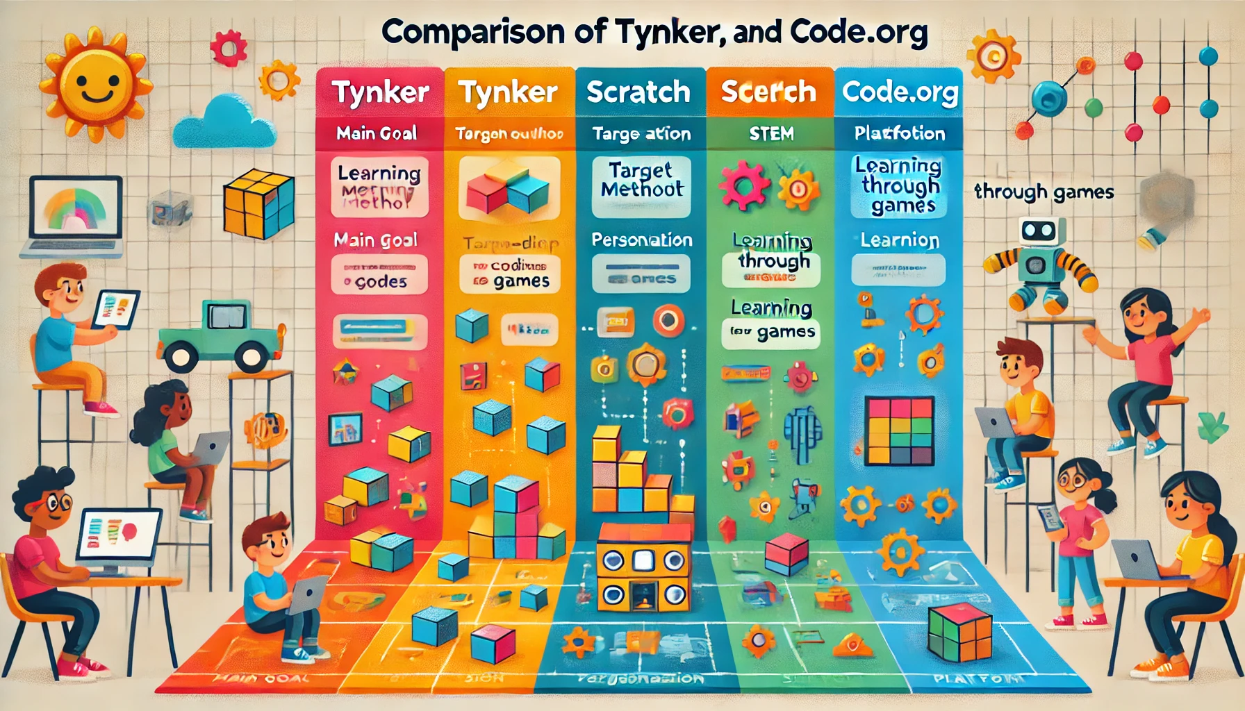 Tynker - Giải Pháp Tin Học Hoàn Hảo Cho Học Sinh Tiểu Học - Dạy Kèm 1 - 1